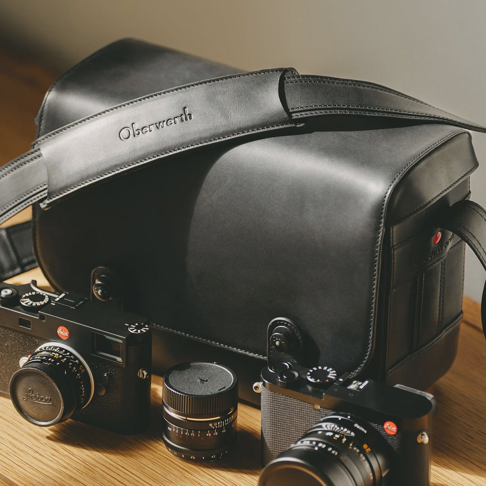 Oberwerth Signature Line leather camera bag